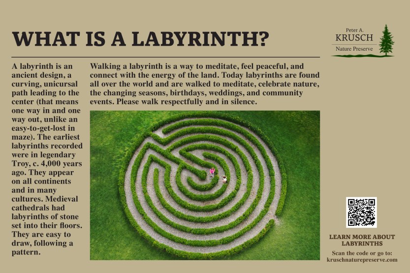 SB5 What is a Labyrinth? (Sign031) – The Peter A. Krusch Nature ...